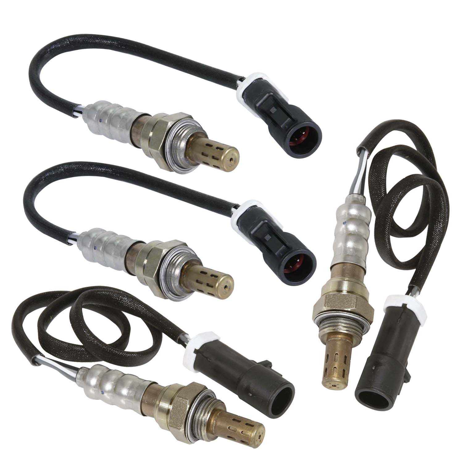 4Pcs Upstream & Downstream Oxygen O2 Sensor For Ford F-150 E-150 E-250 ... 4Pcs Upstream & Downstream Oxygen O2 Sensor For Ford F-150 E-150 E-250 ...