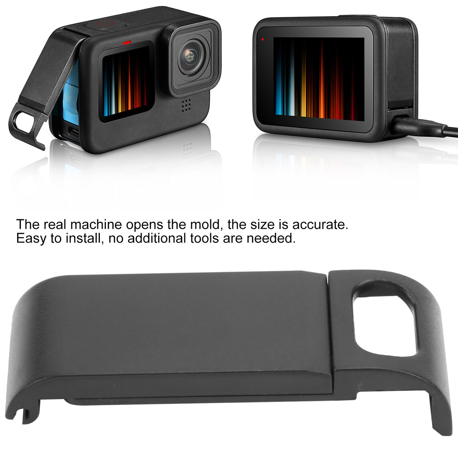 Battery Side Cover Door Lid Charging Case for GoPro Hero 9 Port ...