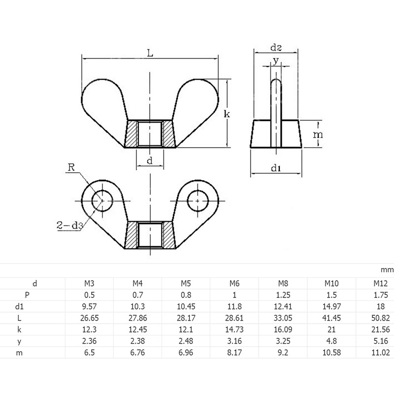 M3 M4 M5 M6 M8 M10 M12 Solid Brass Wing Nut Castellated Thumb Wings NUT ...