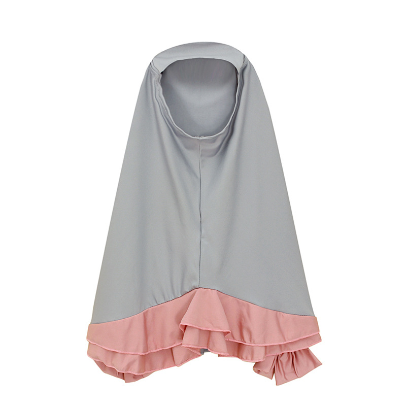 Girls Abaya Dress Hijab Prayer Set Muslim Kids Burka Jilbab Kaftan ...