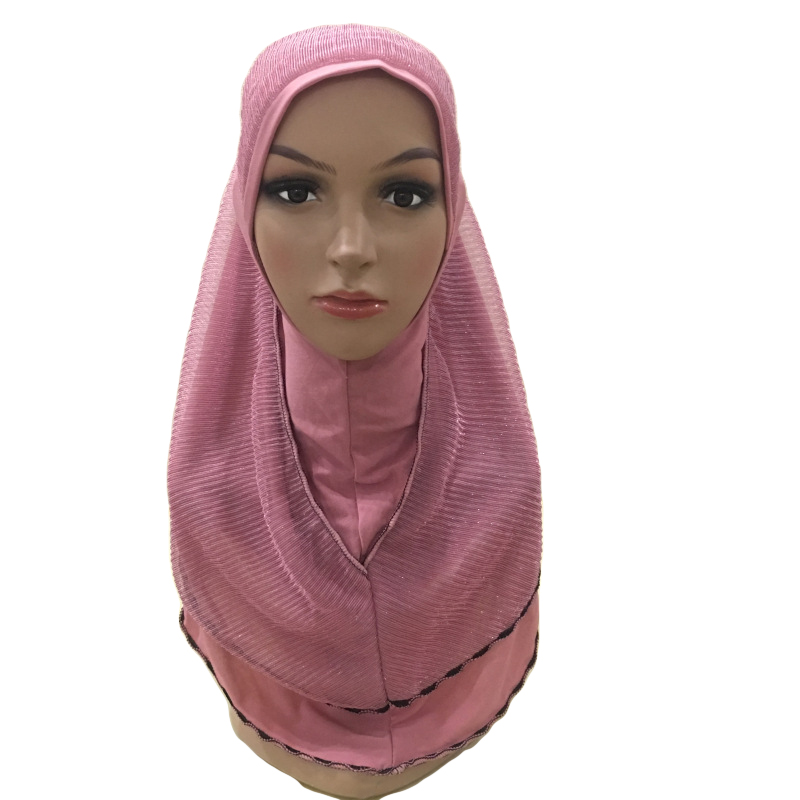 Women Head Scarf Muslim One Piece Amira Hijab Islamic Shawl Wrap Arab