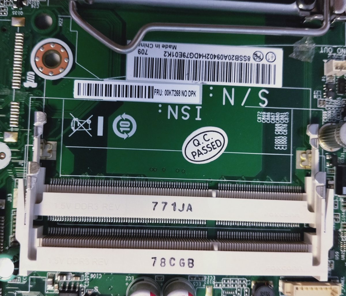 For Lenovo ThinkCentre Tiny M73 M73E M93 M93P IS8XT Motherboard 00KT268 ...