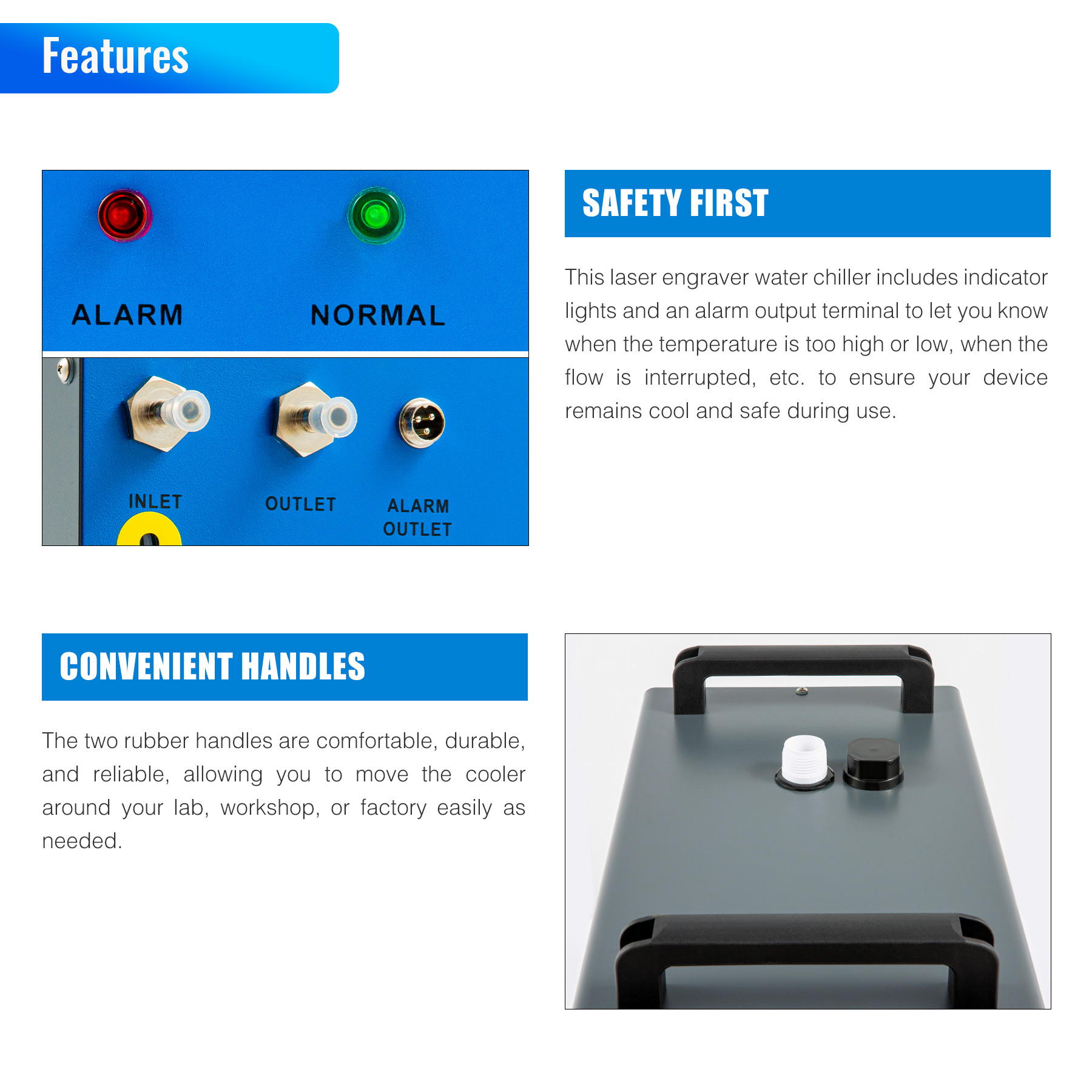 New Industrial Water Chiller CW-3000 for CNC/ Laser Engraver Engraving ...