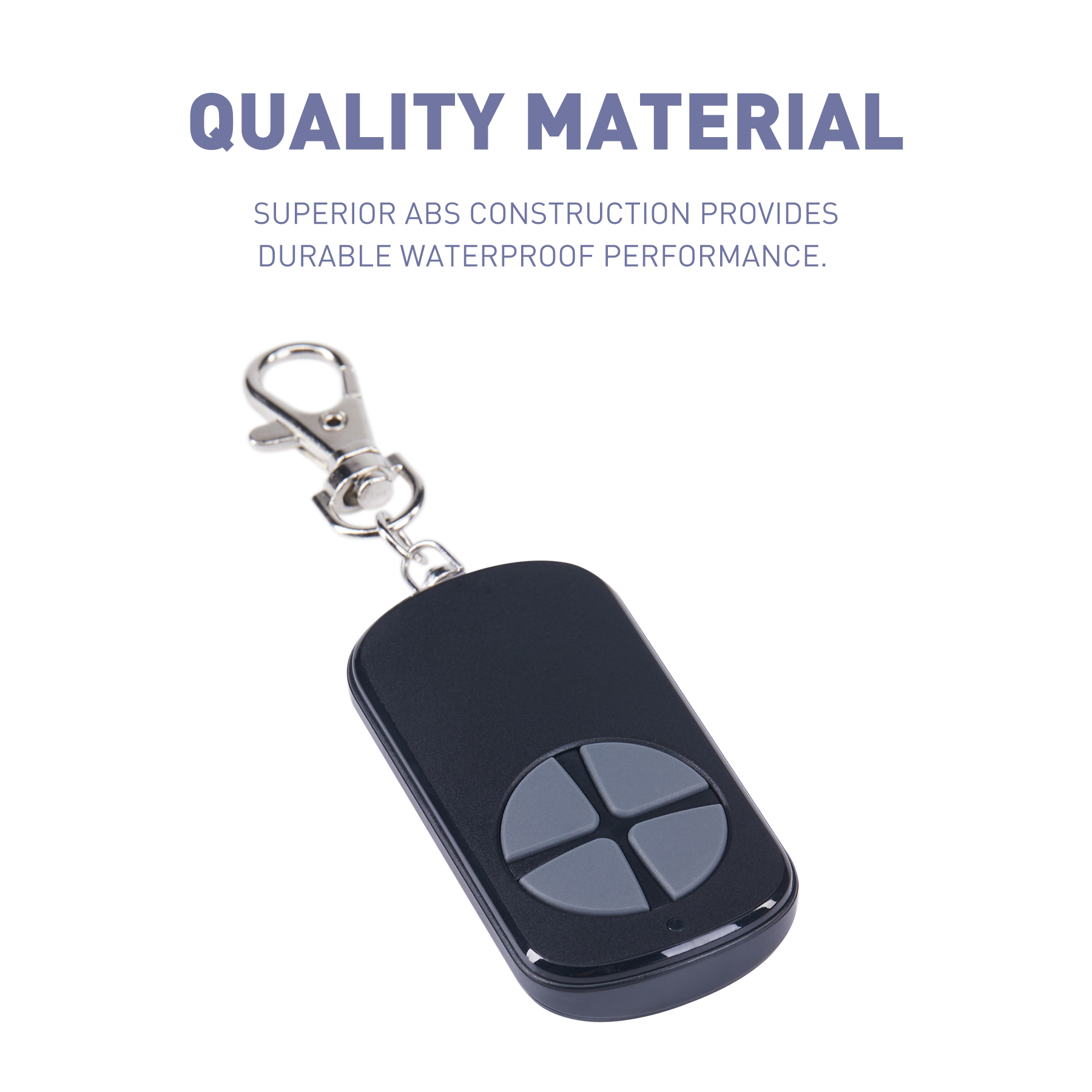 4Pcs 433.92 MHz Remote Control Wireless Keypad Backup for Sliding Gate ...