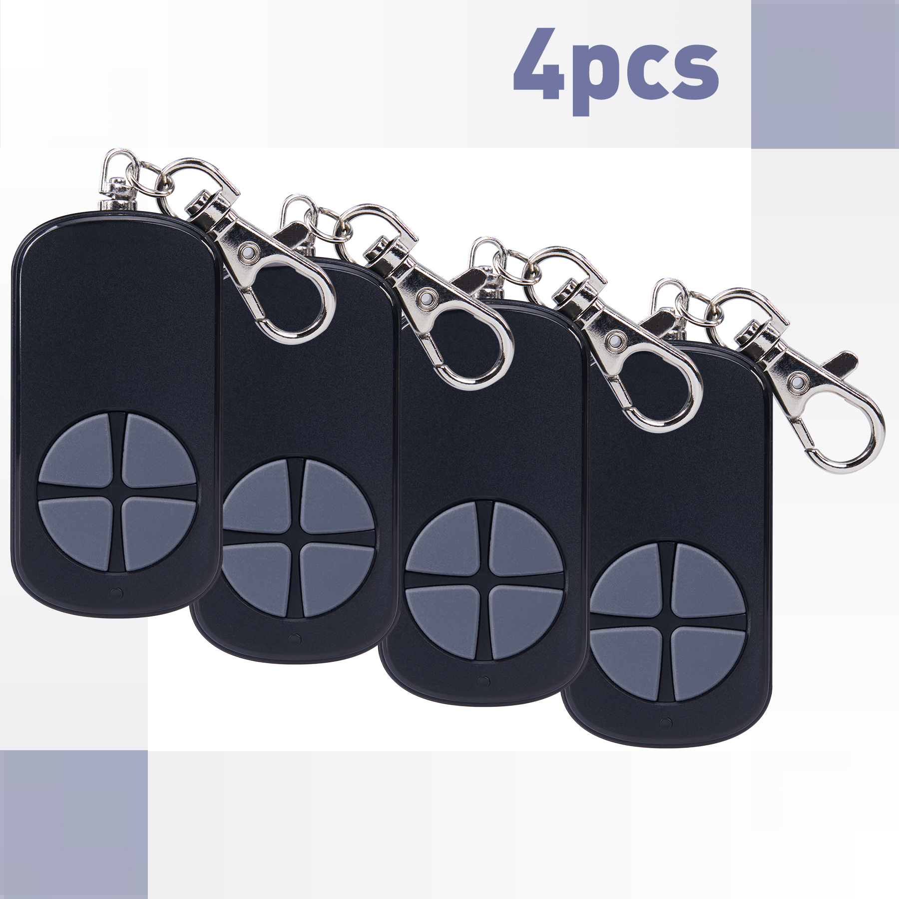 4Pcs 433.92 MHz Remote Control Wireless Keypad Backup for Sliding Gate ...