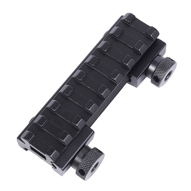 Low Profile 20 mm Weaver Picatinny Scope Riser Rail Mount 8 Slot Quick ...