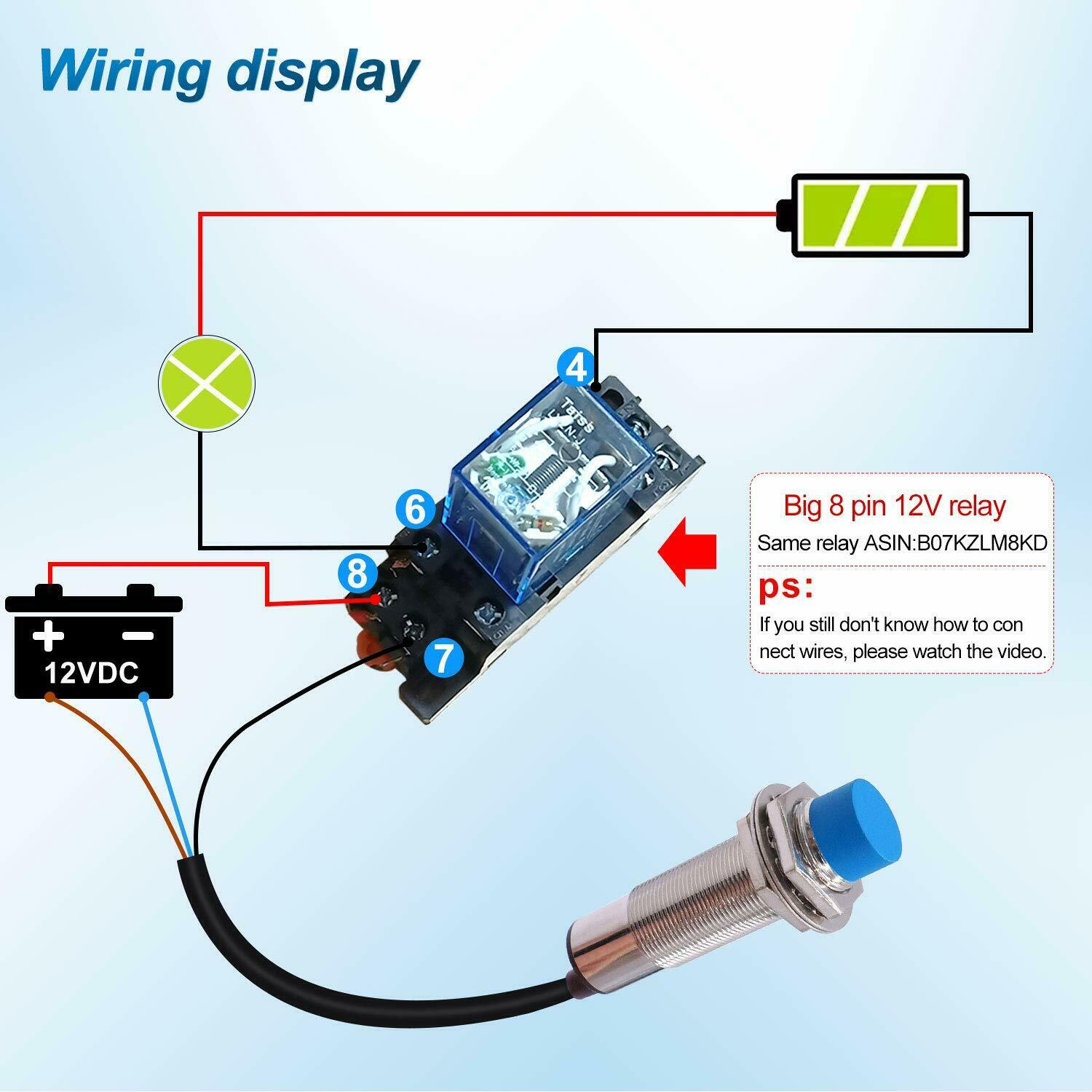 LJ12A3-4-Z / BX LJ12A3-4-Z / BY Proximity Sensor Inductive Detection ...