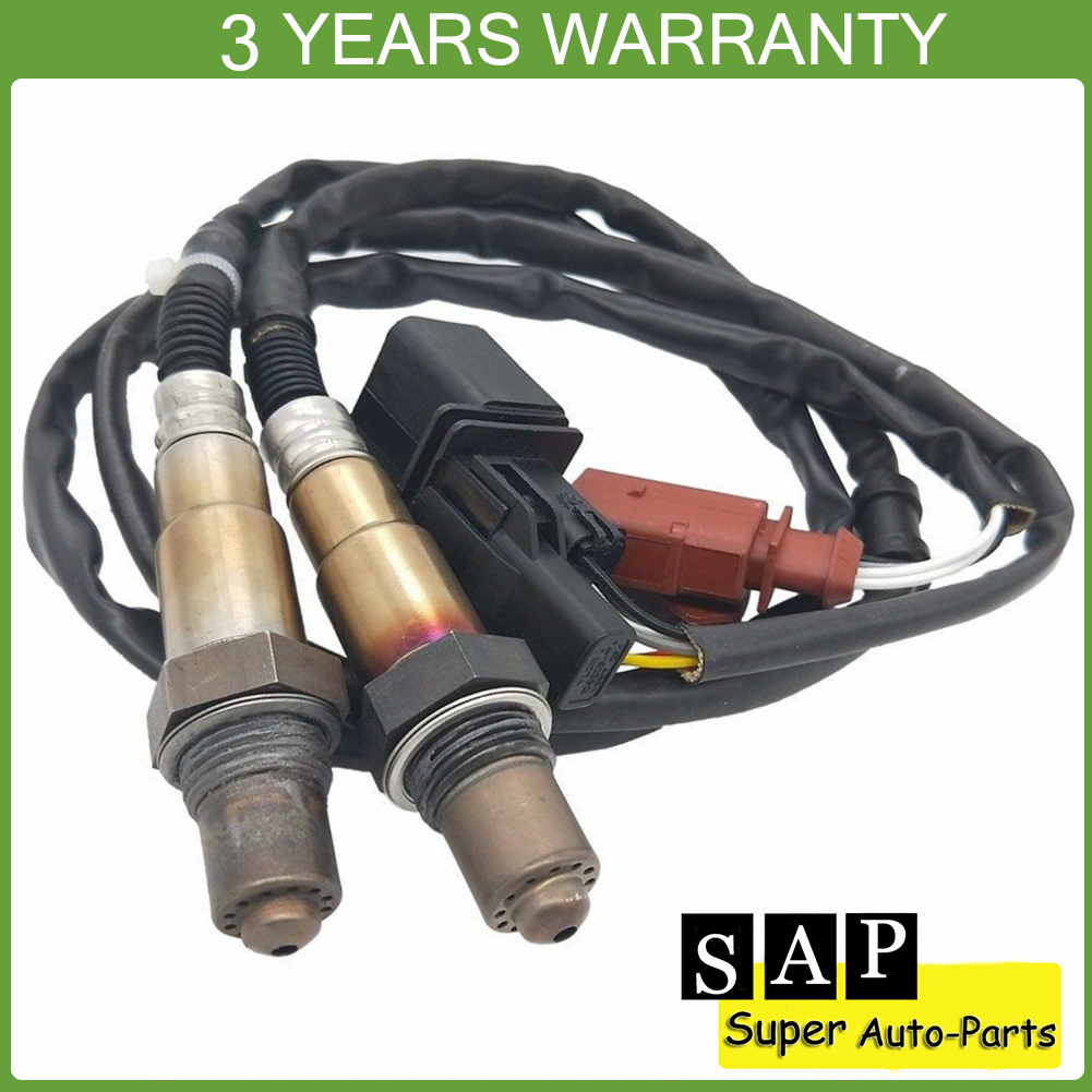 Set of 2 Front & Rear Oxygen Sensor For Audi A4 A8 VW Beetle Golf Jetta ...