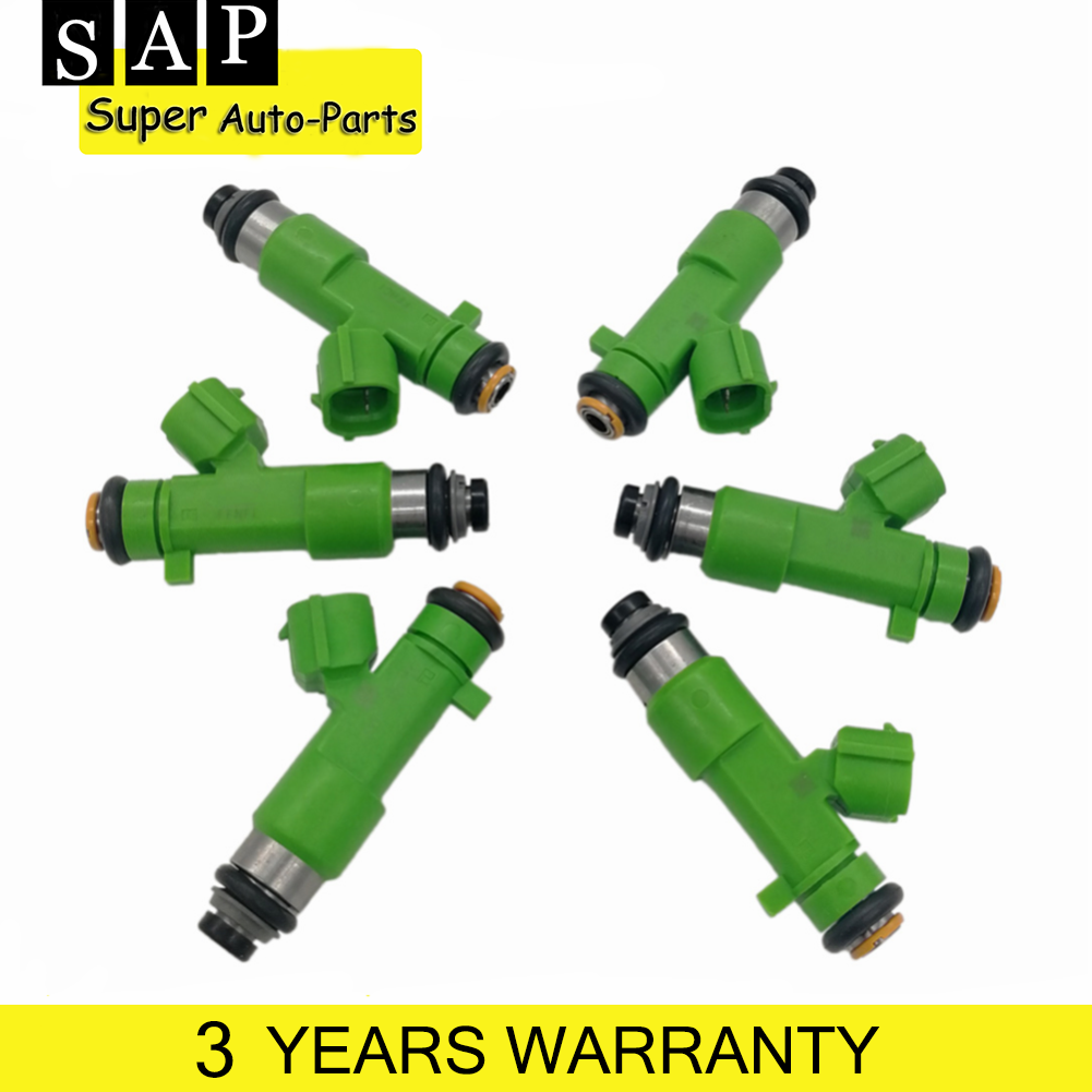 6PCS Fuel Injectors 16600-JK20A For 350Z Murano Infiniti EX35 FX35 G35 ...