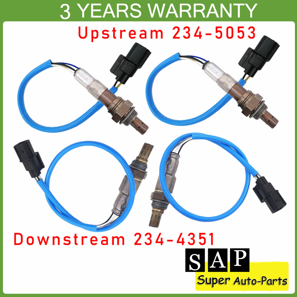 4X Up & Downstream Oxygen Sensor For Acura MDX 2007-2009 3.7L 234-5053 234-4351 | eBay