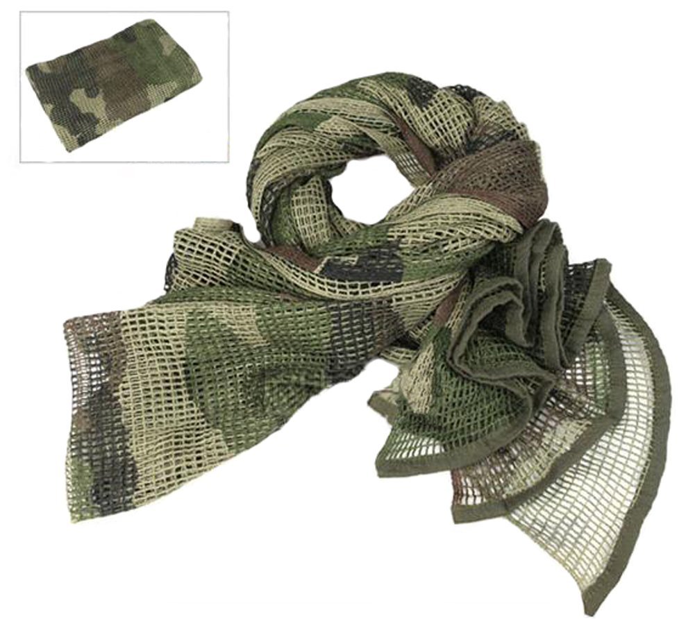 Camouflage Netting Tactical Mesh Net Camo Scarf Wargame Sports Outdoor ...