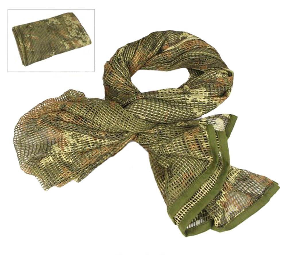 Camouflage Netting Tactical Mesh Net Camo Scarf Wargame Sports Outdoor ...