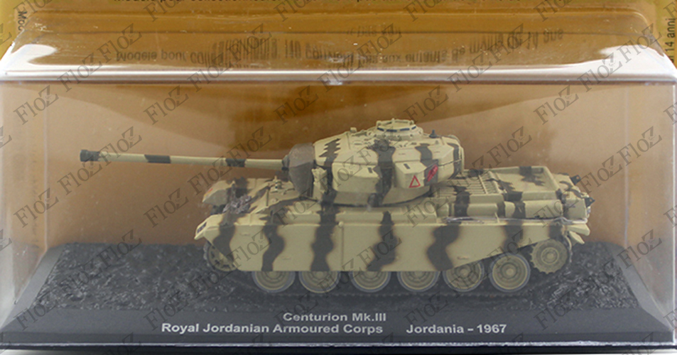 Jordan Army Centurion MK III Six Days war 1967 1:72 diecast tank model ...