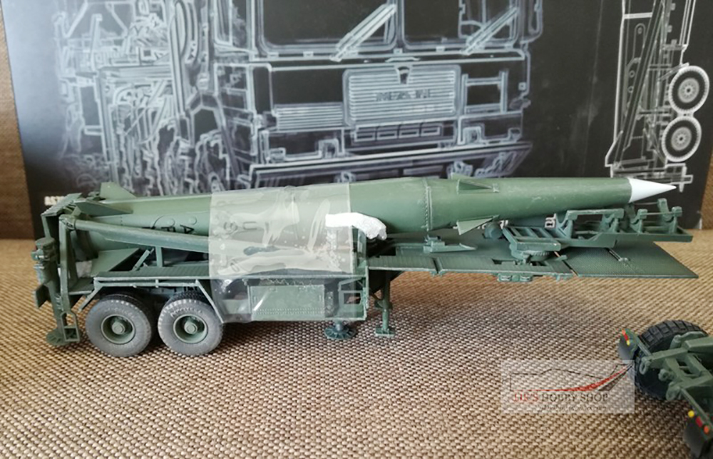 U.S.ARMY M1001 TRACTOR PERSHING II TACTICAL MISSILE 1/72 Finished Model Truck 4250580582014 | eBay