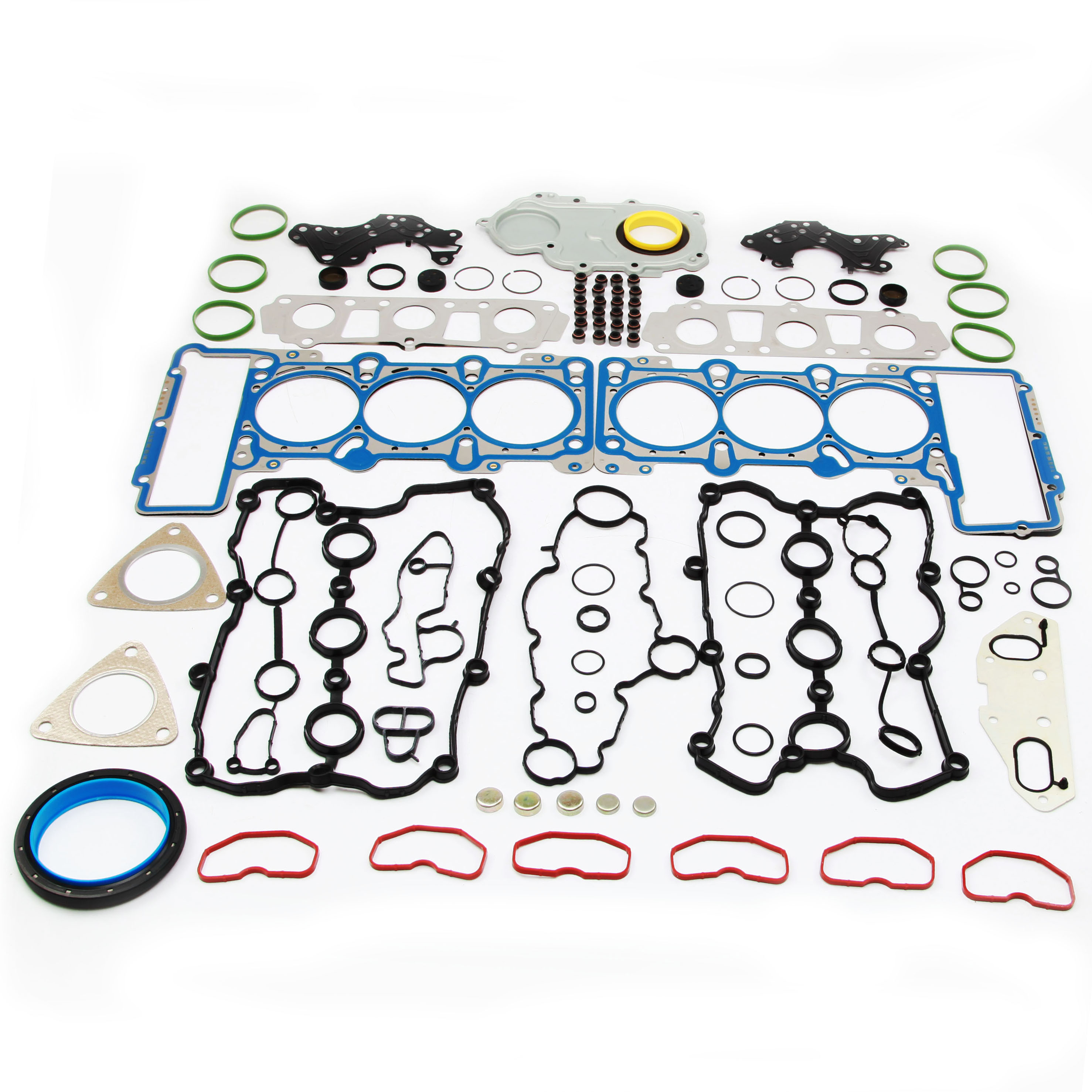 Engine Gaskets Seals Pistons Overhaul Kit Fit For VW Touareg Audi A4 Q5 ...