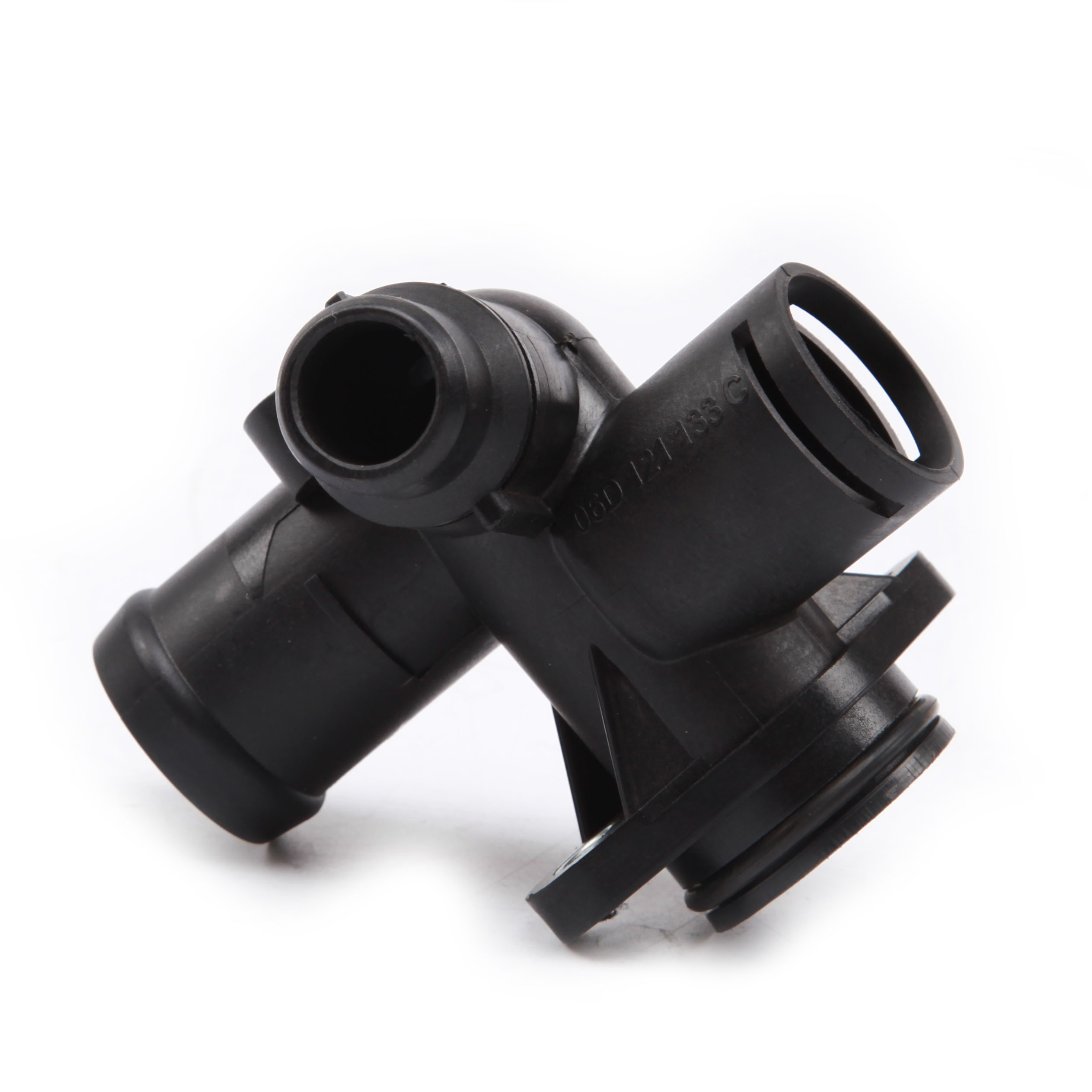 New Thermostat Housing Coolant Flange Water Hose Connector Fit For Audi ...