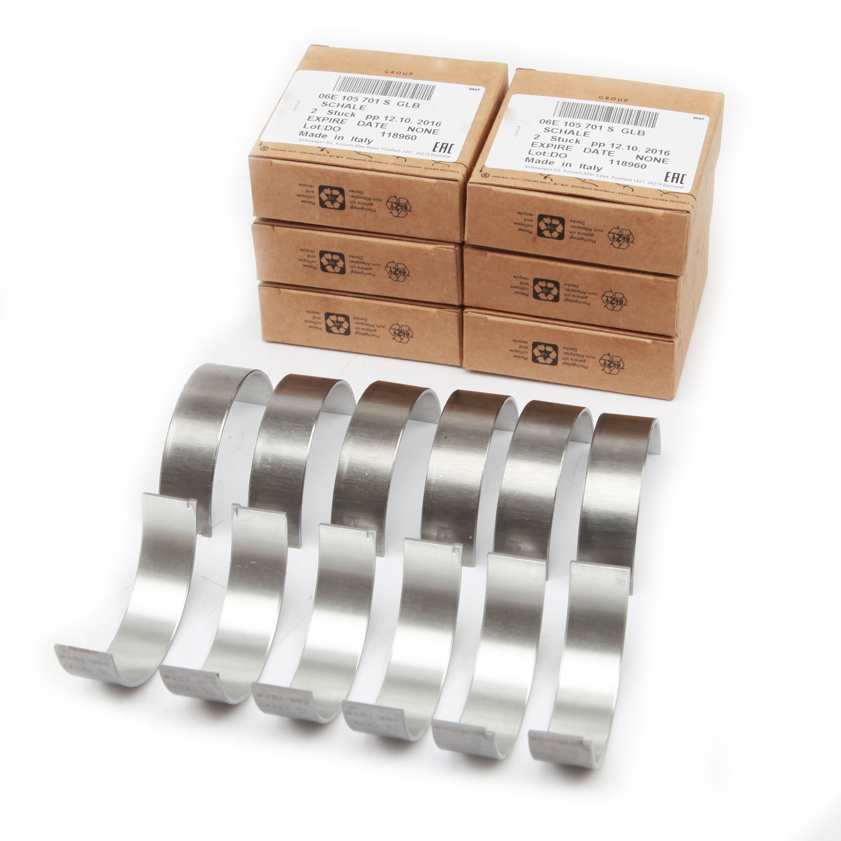 Engine Connecting Rod Bearing Shell Kit Fit For Audi A4 B8 A6 A8 VW ...