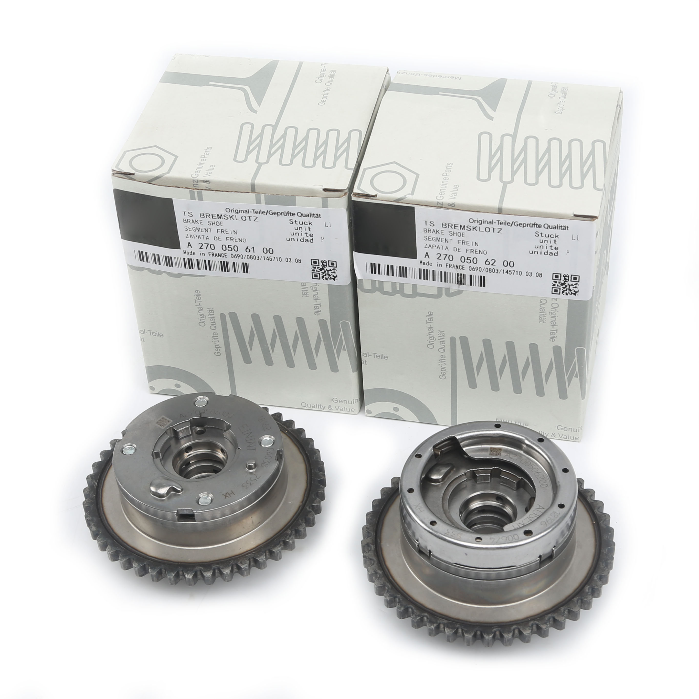 2pcs Intake & Exhaust Camshaft Adjuster Fit For Mercedes W246 C253 ...