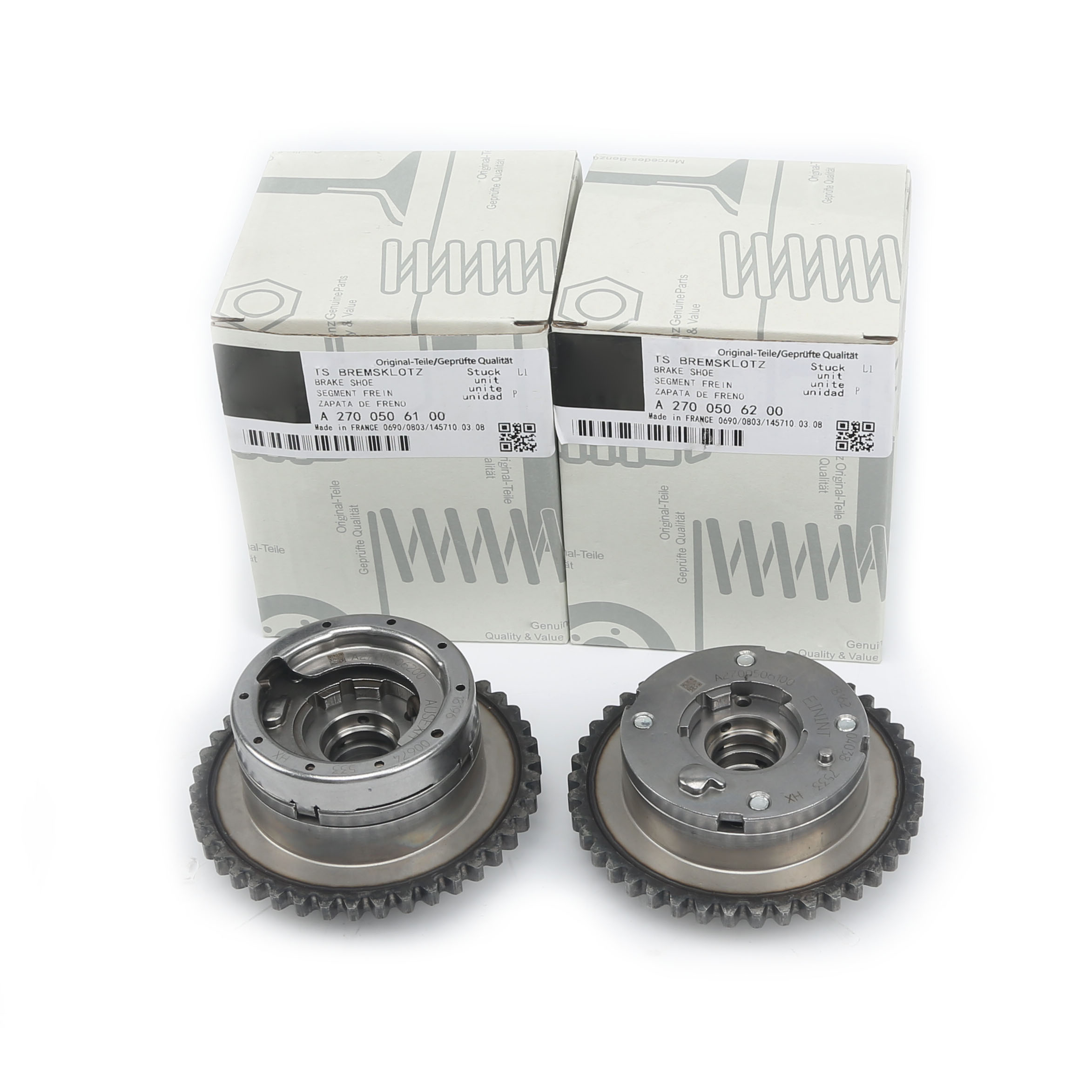 2PCS Intake & Exhaust Camshaft Adjuster Actuators Fit For Mercedes-Benz ...