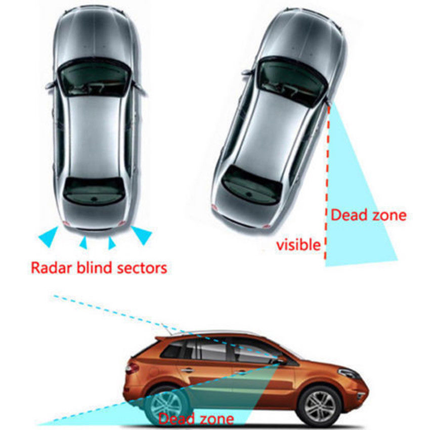 2x Vehicle Wide Angle Rear View Side Blind Spot Convex Mirror W1 For ...