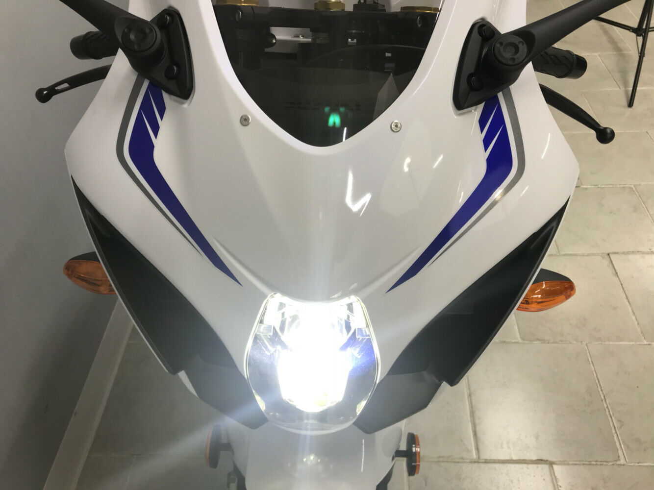 LED Headlight Kit Bright White High Low Beam Bulb For Suzuki GSX R1000 ...