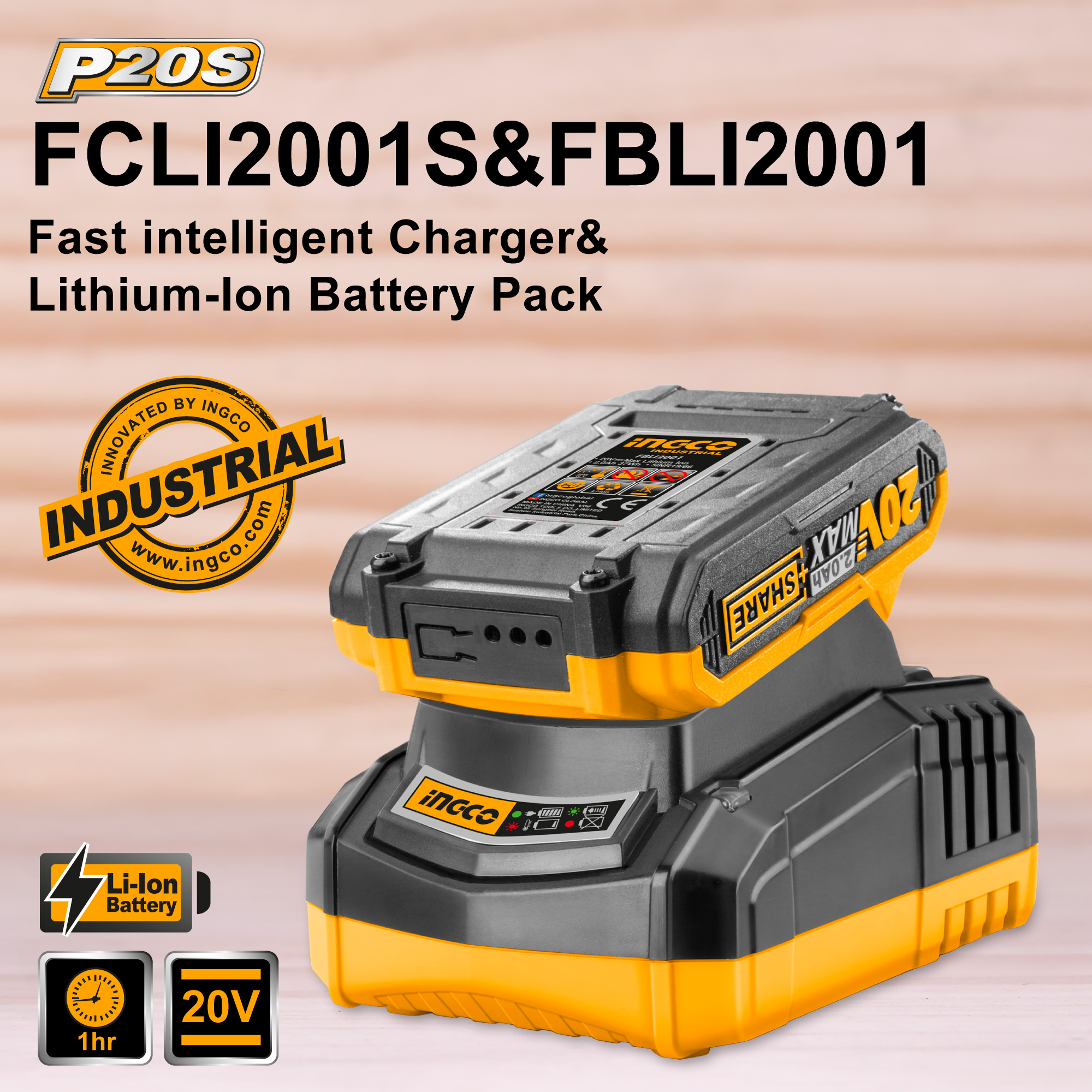 INGCO Grass Trimmer Cordless 20V Lithium Lawn Edge Brush String Cutter ...