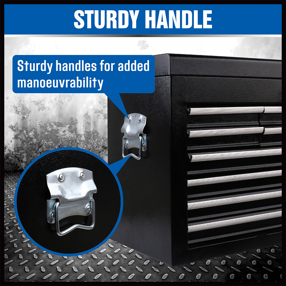 HORUSDY 10-Drawer Tool Box Chest Toolbox Lockable Drawer Cabinet Garag ...