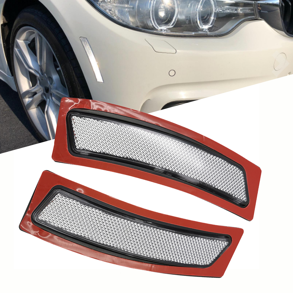 Clear Lens Front Bumper Side Reflector For BMW 4 Series 2014-2016 F32 ...