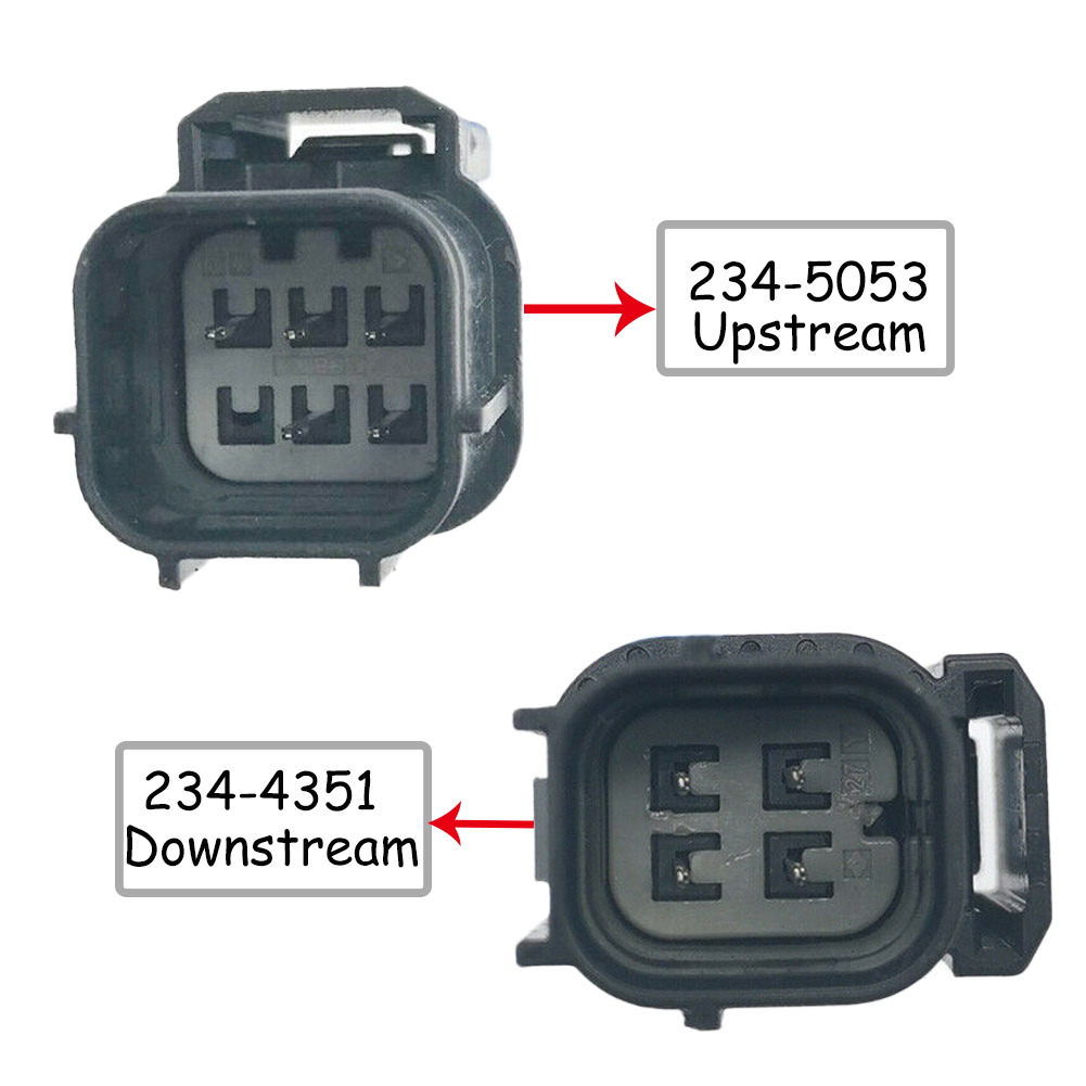 4X Up+Downstream Oxygen Sensor 234-5053 234-4351 For 2007-2009 Acura MDX 3.7L | eBay