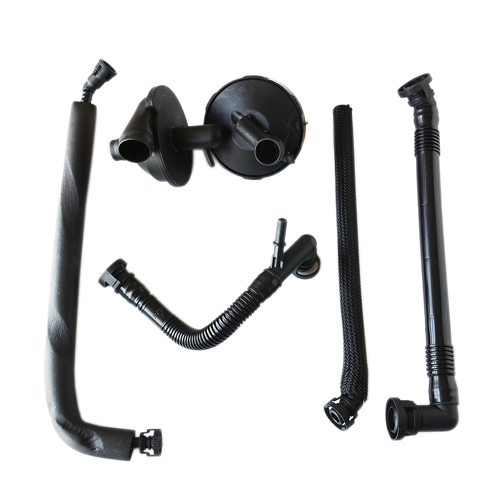 For BMW E46 325i 330i PCV Crankcase Vent Valve+Breather Hose Kit ...