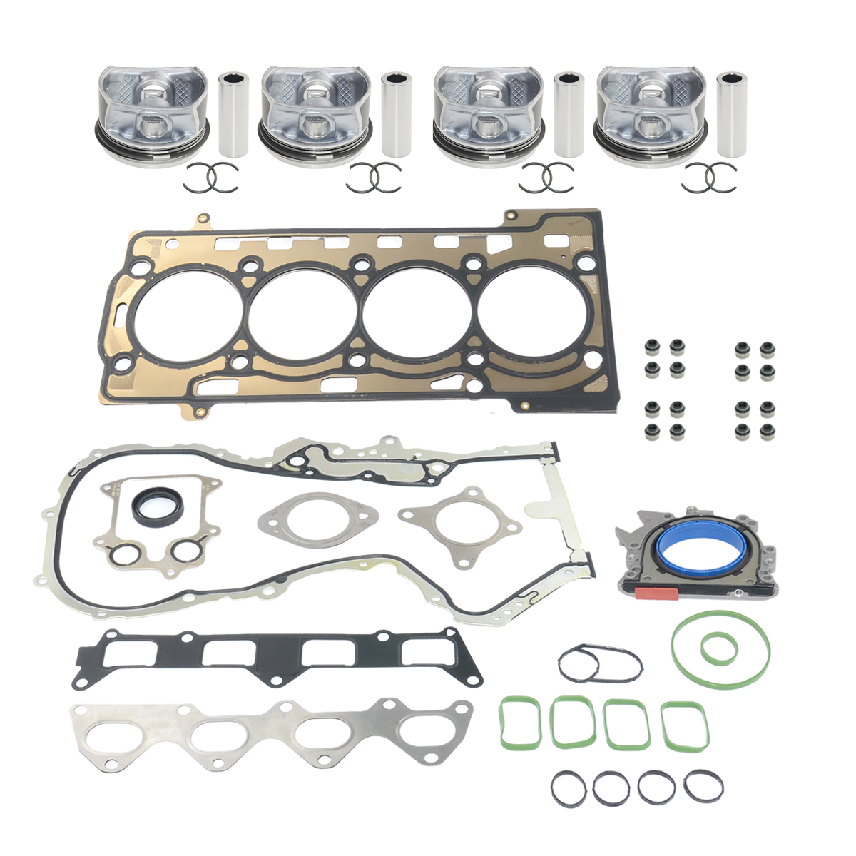 Audi A3 VW Golf Tiguan Touran Passat 1.4 TSI Kolbensatz ...