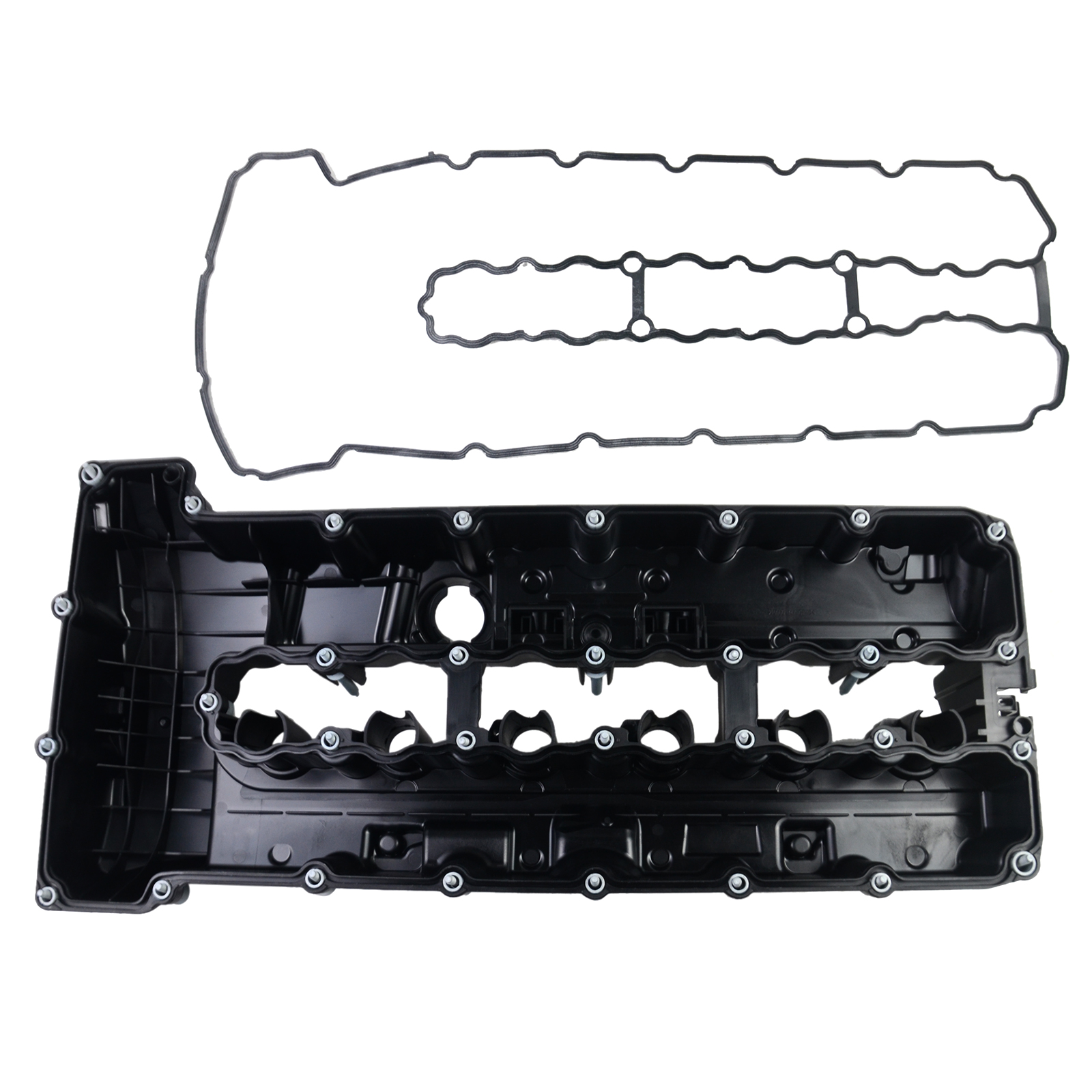 Engine Cylinder Head Cover Rocker Valve Cover for BMW 3 5 6 Series N53 ...