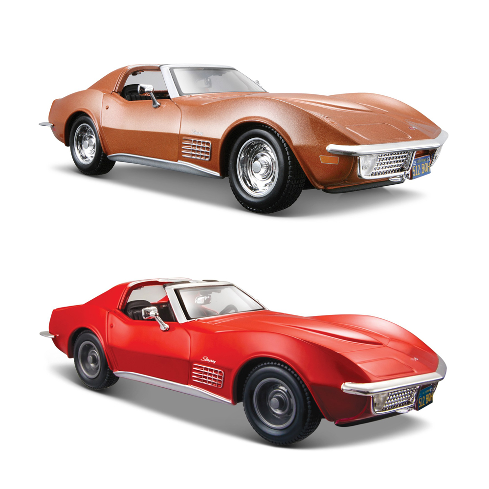 Highly detailed die-cast precision model Chevrolet Corvette scale 1:24 ...