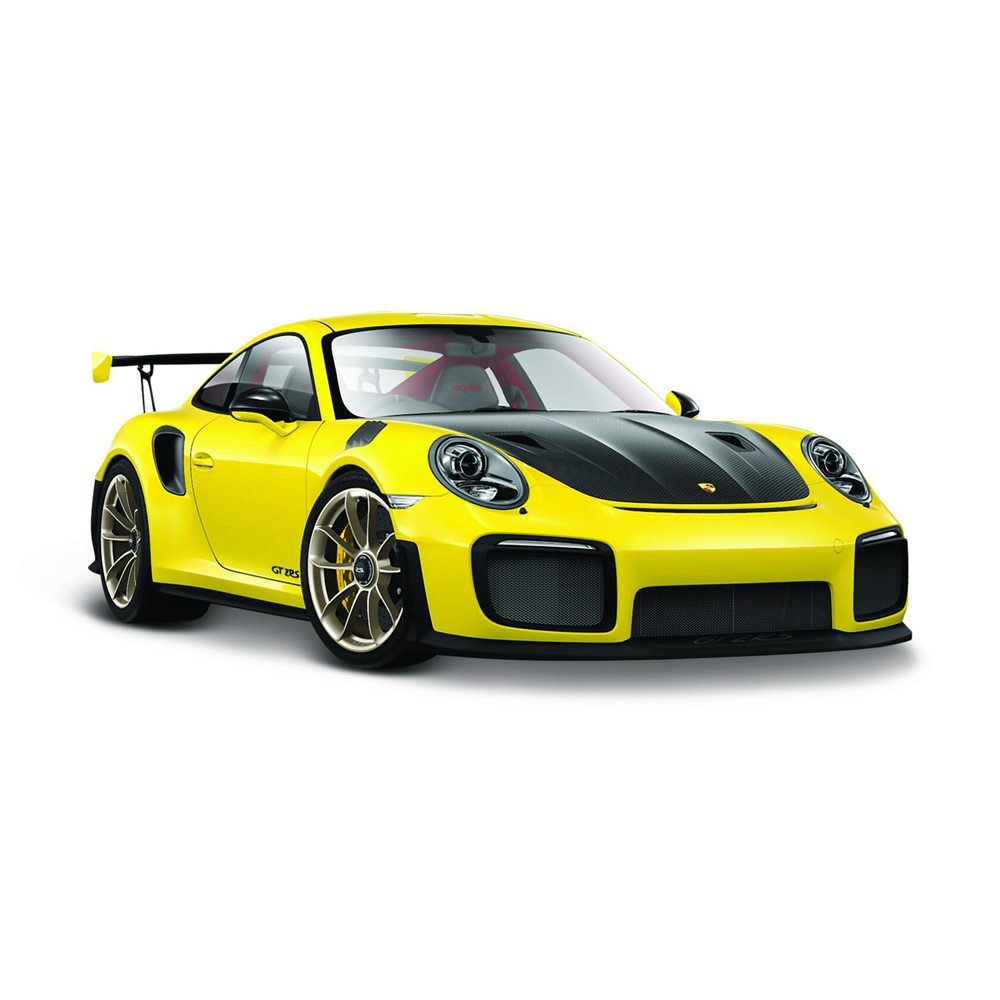 Special Edition 2018 Porsche 911 GT2 RS-yellow scale 1:24 model car ...