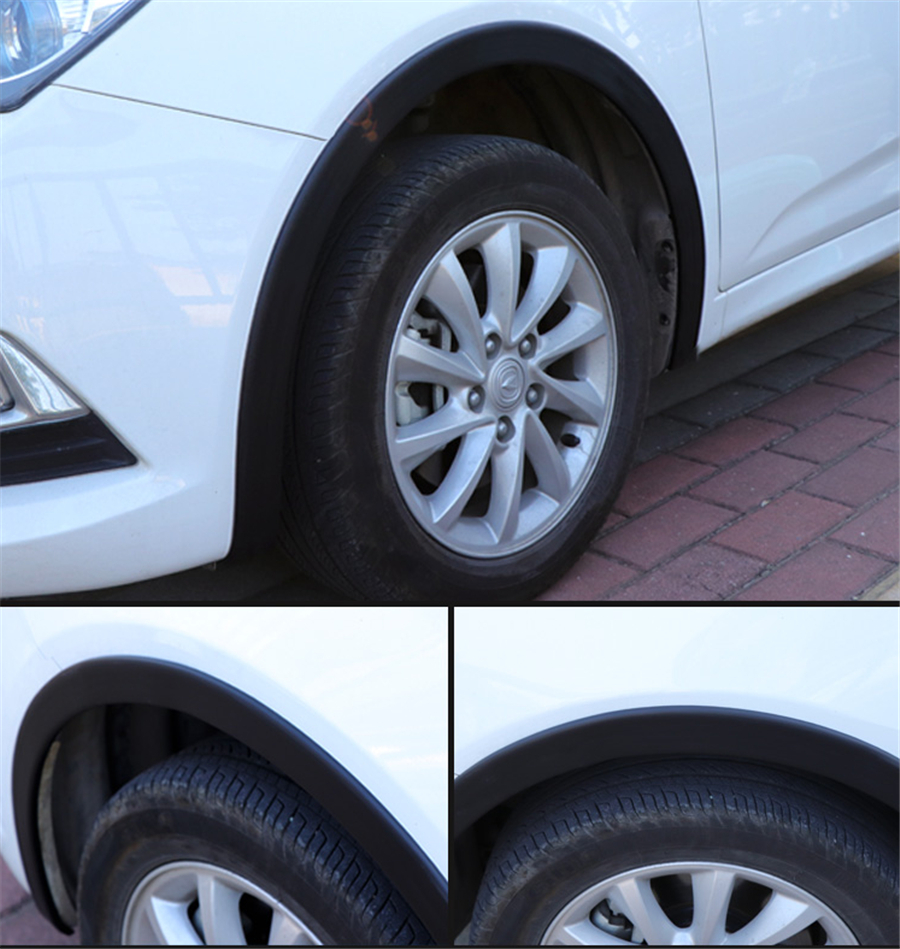 Car Wheel Eyebrow Arch Lip Trim Lips Fender Flares Protector Strip 1.5m ...