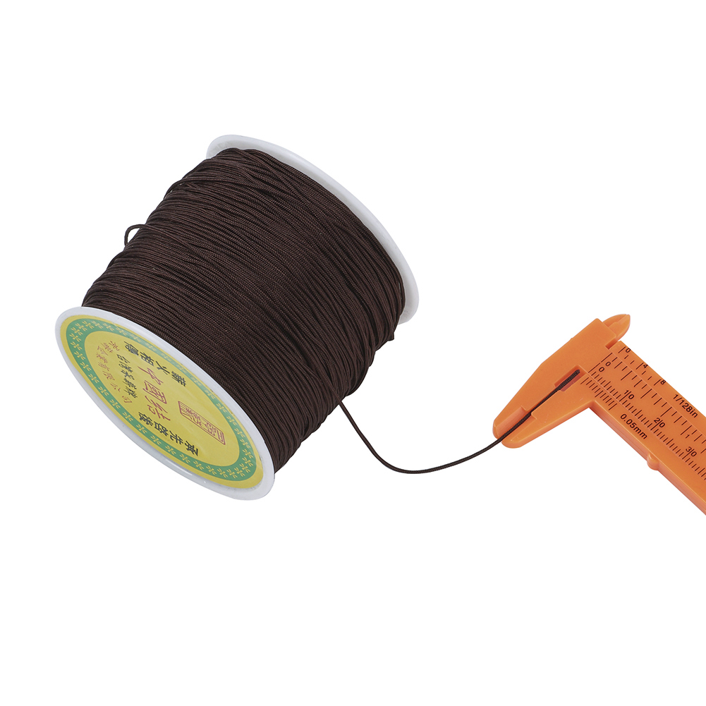 100yds/Roll Braided Nylon Cords Imitation Silk Threads Tiny String ...