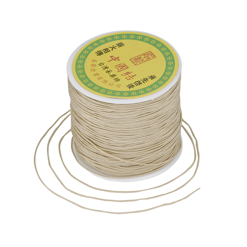 100yds/Roll Braided Nylon Cords Imitation Silk Threads Tiny String ...