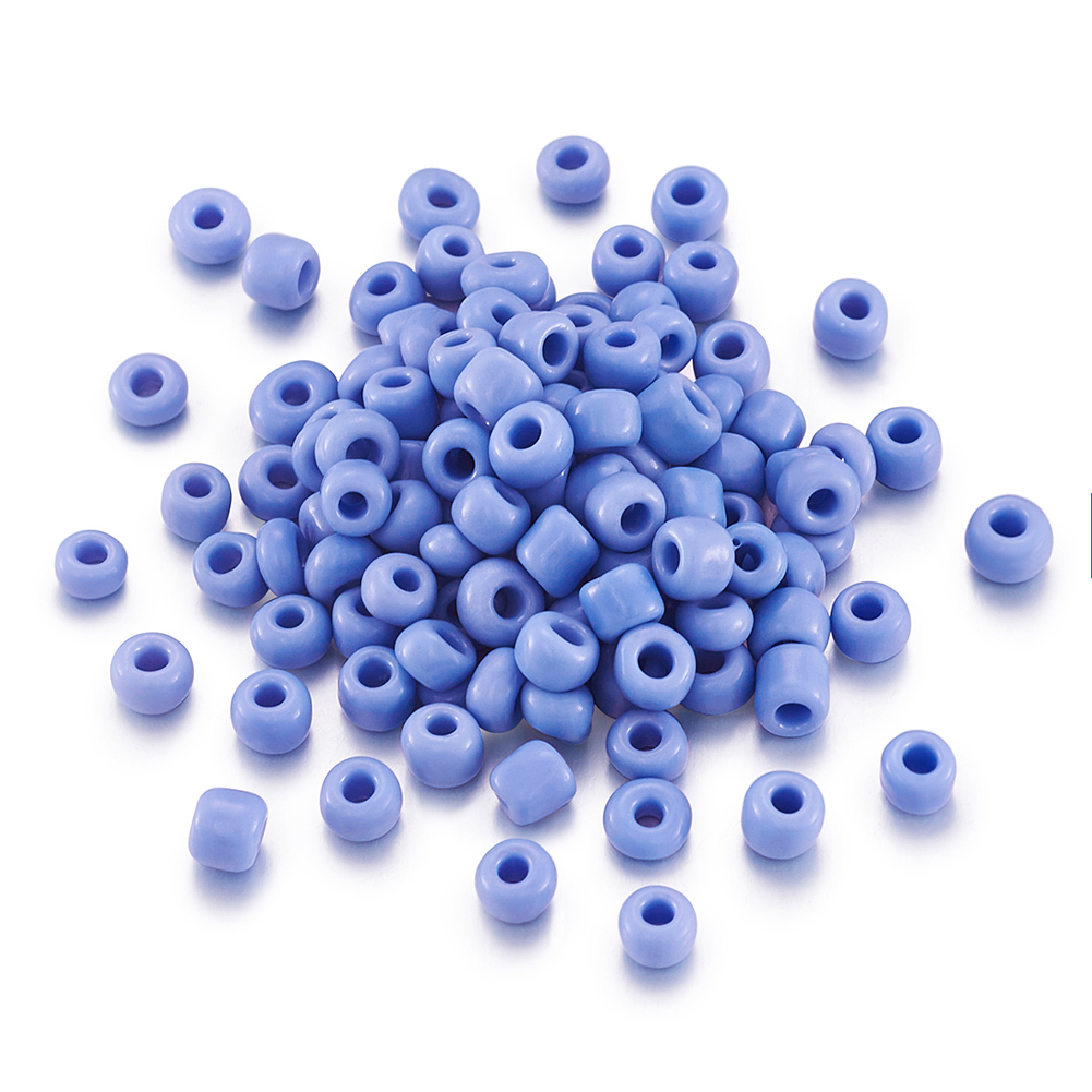 495pcs/50g Opaque Glass Tiny Beads 6/0 Loose Bead Spacers Beading DIY ...