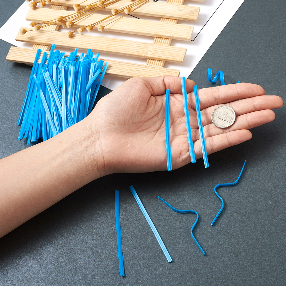 100pcs PE Bendable Flexible Wire Galvanized Iron Wire Single Core ...