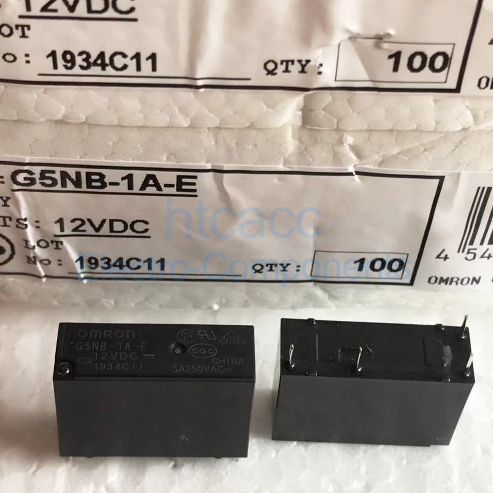OMRON G5NB-1A-E 12VDC G5NB-1A-E-DC12 POWER RELAY 5A 12VDC 4Pins 10PCS ...