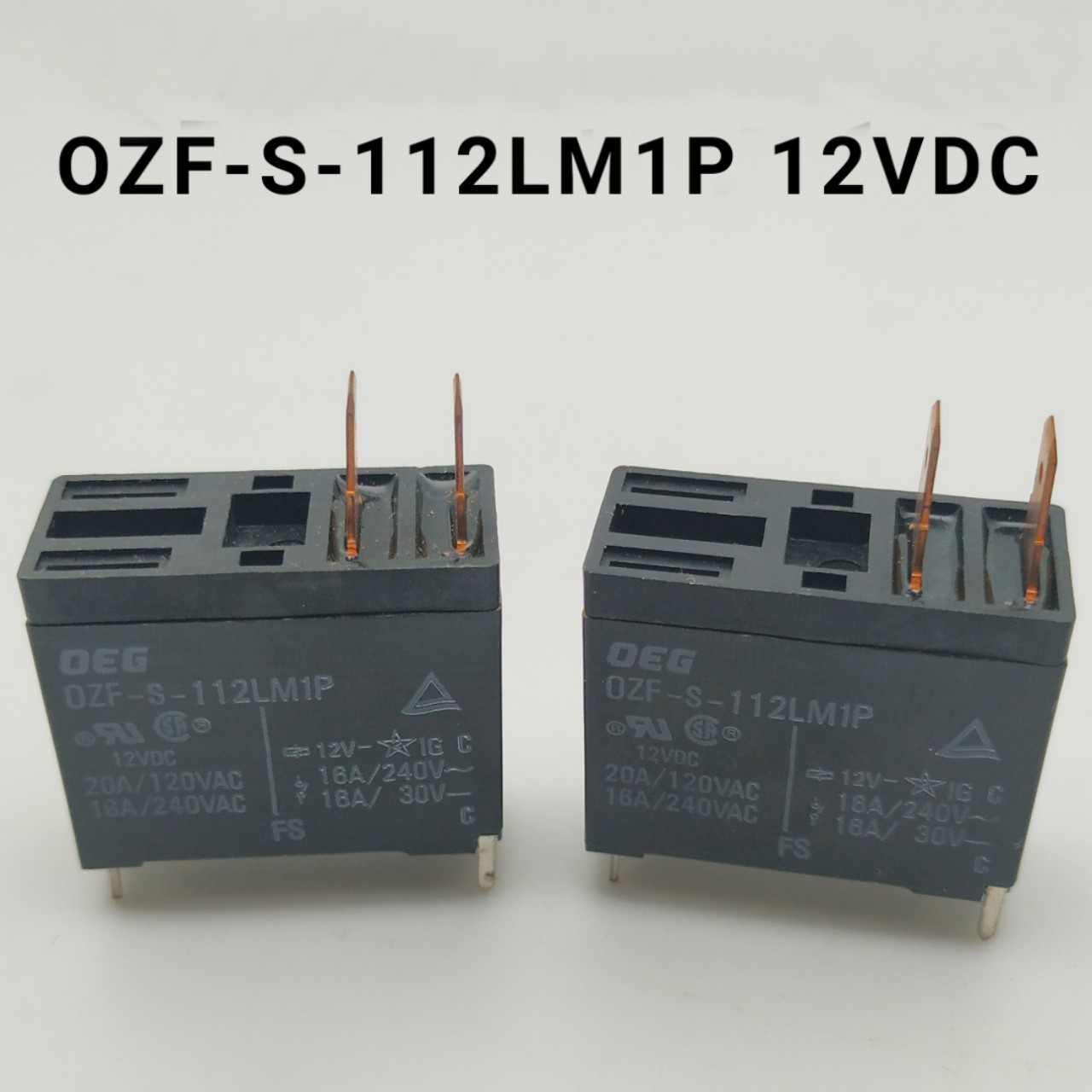 OEG OZF-S-112LM1P General Purpose Relays 12VDC 20A 120VAC 4 Pins | eBay