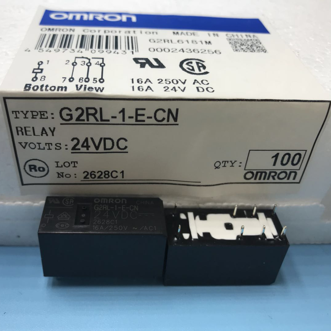Omron G2RL-1-E-CN 24VDC Power Relay 8 Pins 16A 250V | eBay
