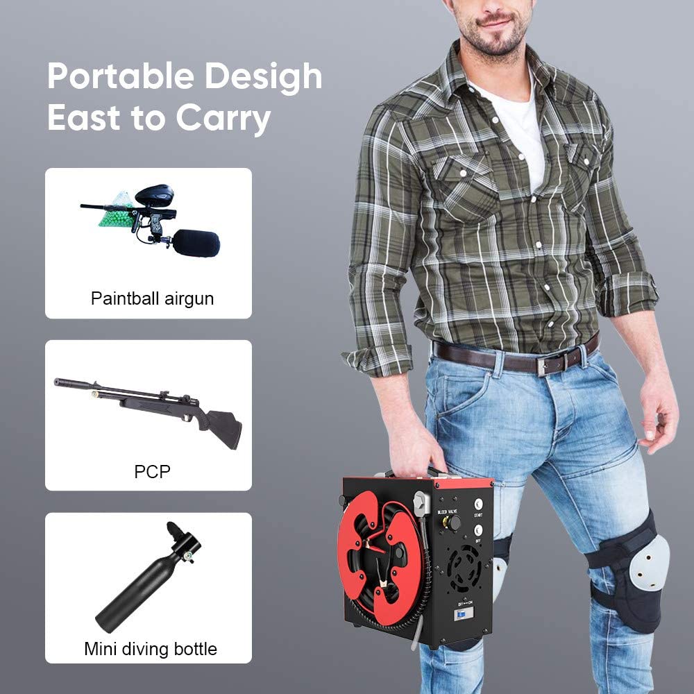 Купить Аксессуары Anbull GXE5K2 4500psi auto/stop PCP Pump Air Rifle ...