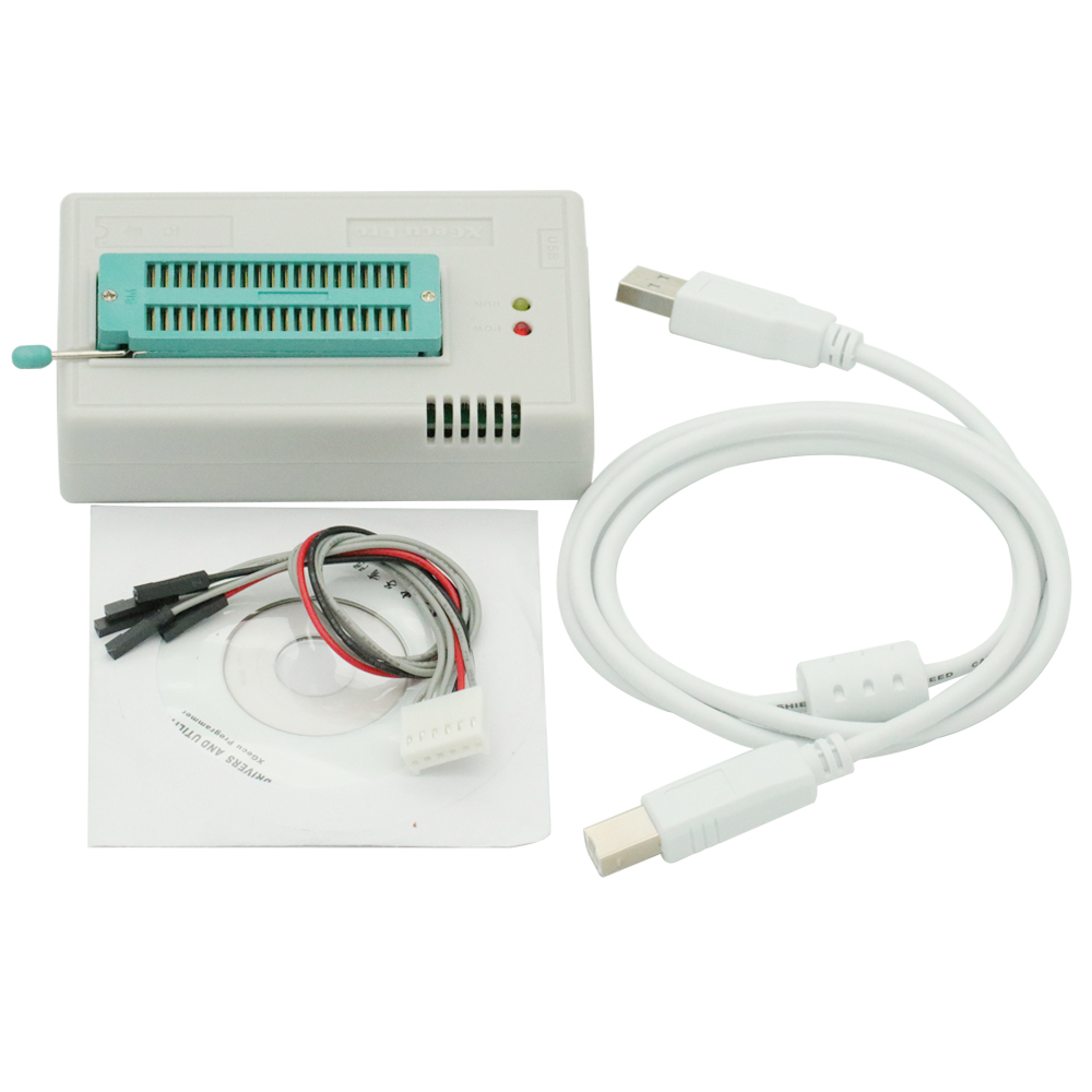 1x Tl866ii Plus Tl866 Programmer Eprom Eeprom Usb 7 Adapters Socket