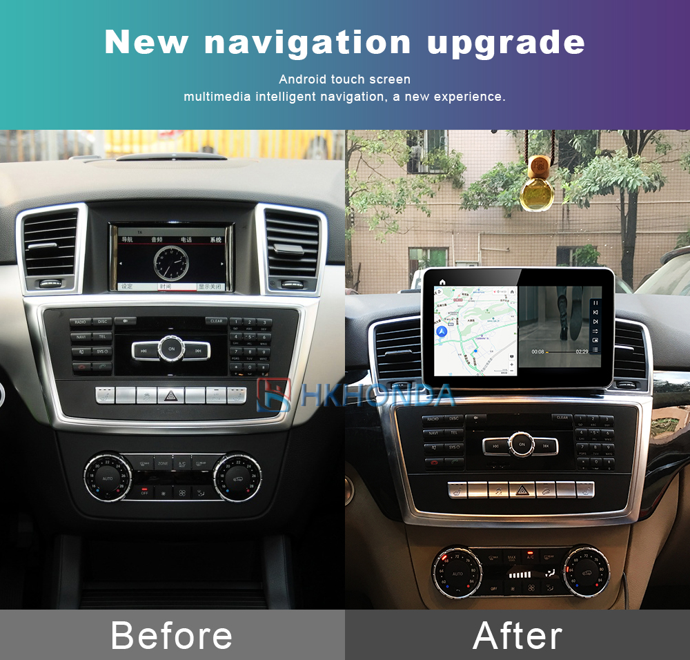 Android 10 Car GPS Navi Stereo Headunit For Mercedes Benz SLK SLC SL ...