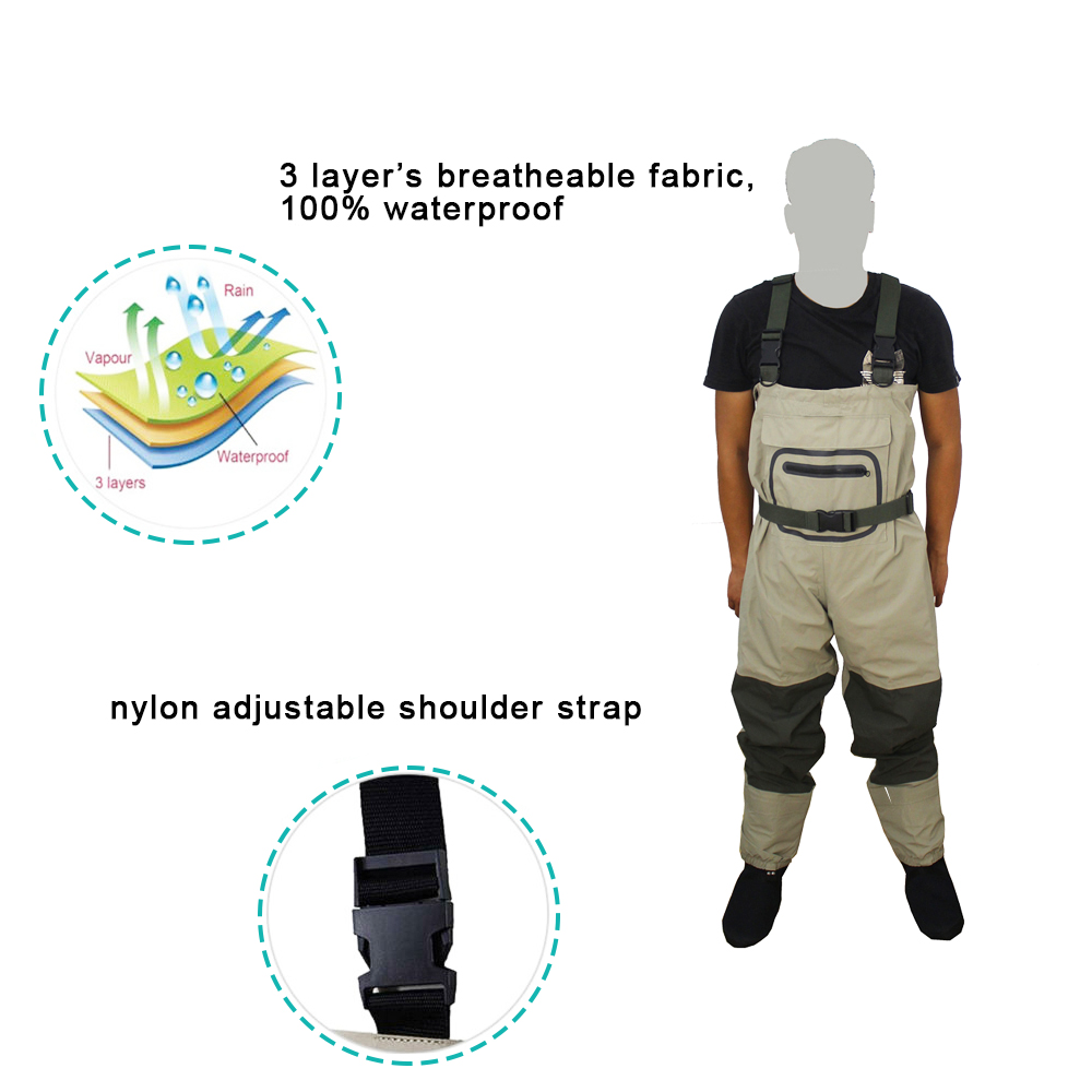 Simms Waders Kylebooker Breathable Chest Waders Stockingfoot Fishing ...
