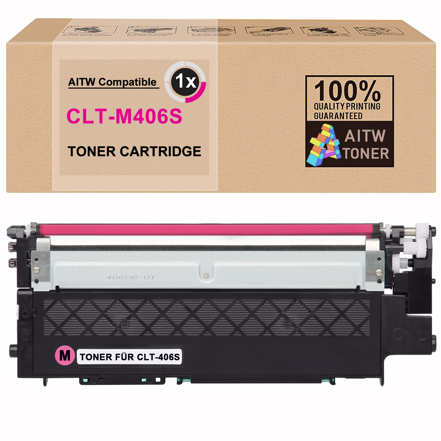 4 Toner für Samsung Xpress C410W C460W C460FW CLP-365 CLX-3300 CLX-3305 ...