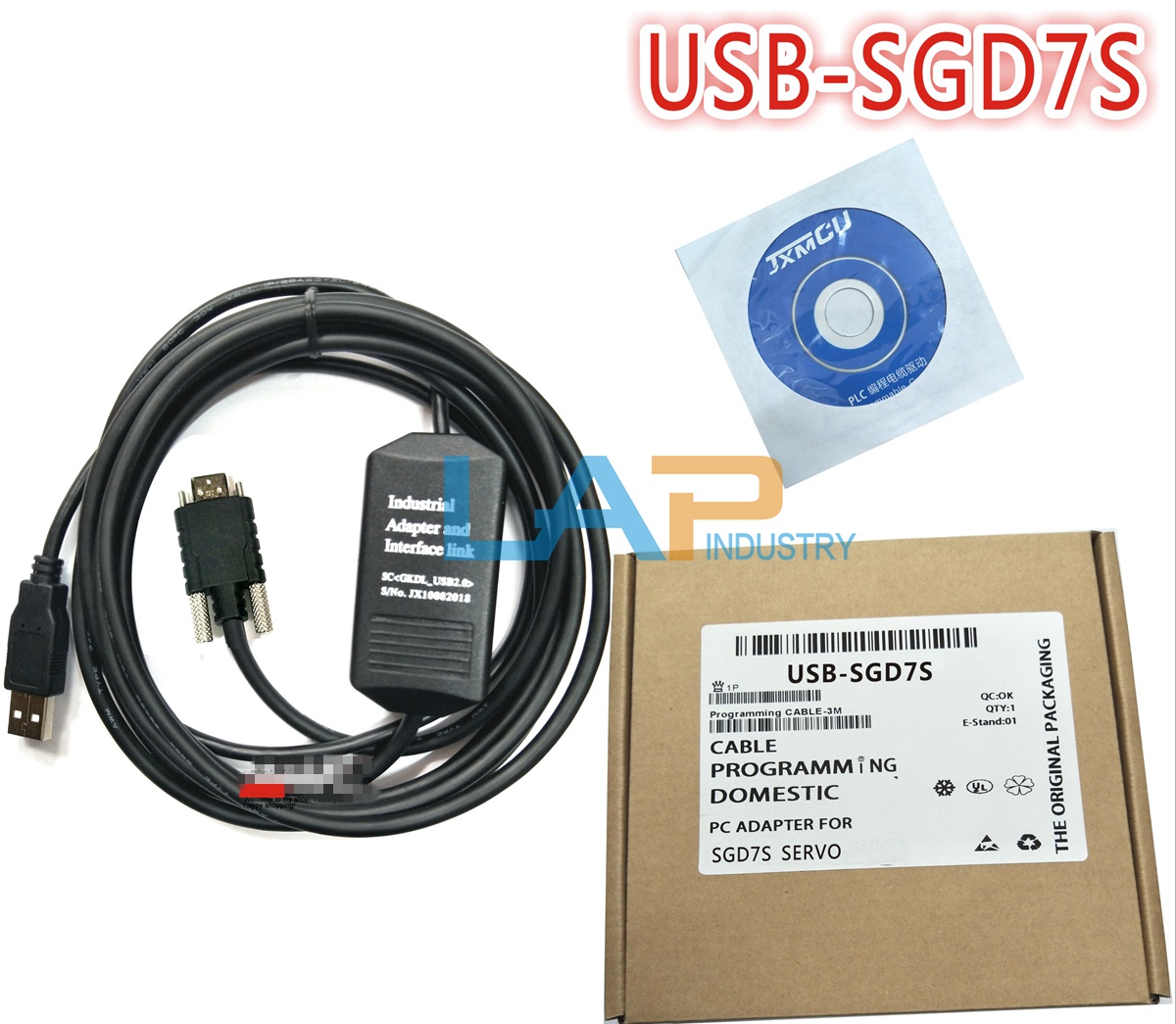 1PCS NEW USB-SGD7S Programming Cable FOR Yaskawa SGD7S-∑-V series servo ...