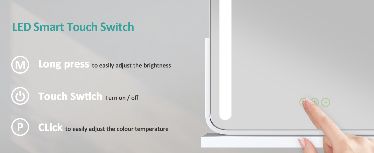 EMKE Hollywood Vanity Mirror with Lights, Large Round Corner Tabletop ...