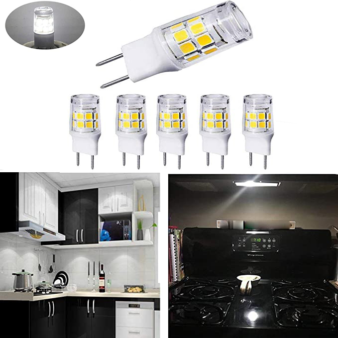 5*G8 T4 Flat Base Bi-Pin LED Bulb GE Microwave Lamp Bulb Replacement ...